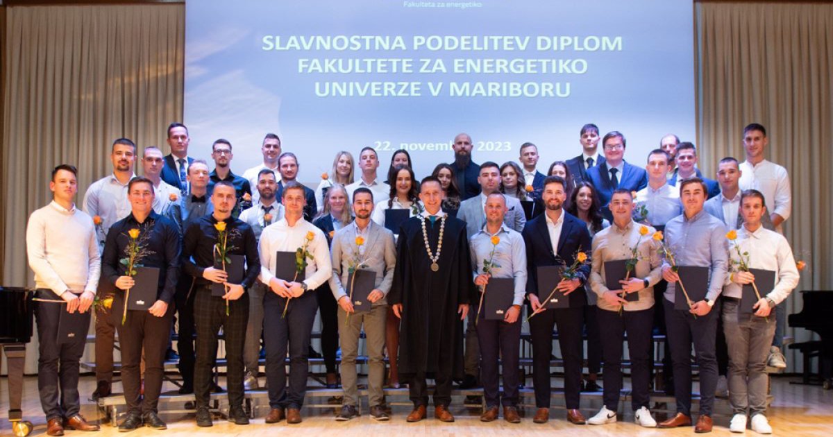 Slavnostna podelitev diplom Fakultete za energetiko Univerze v Mariboru ...