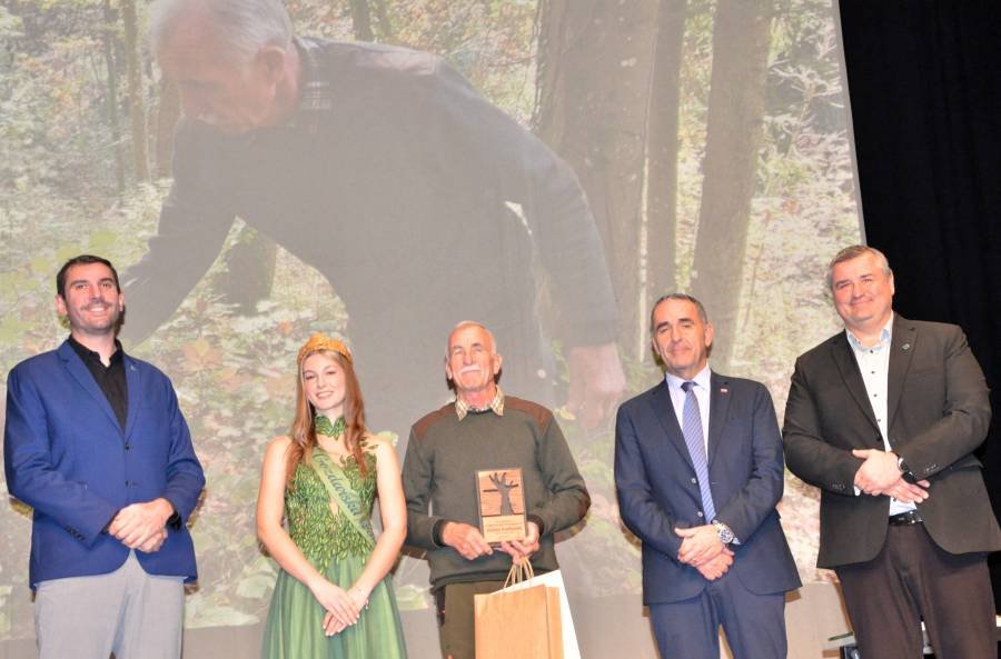Ernest Podlesnik najbolj skrben lastnik gozda v brežiški enoti ZGS ...