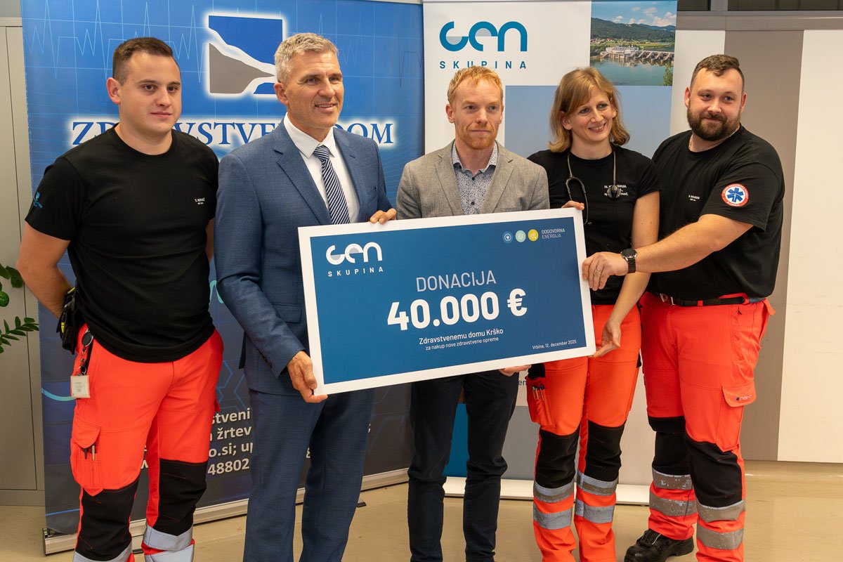 GEN Energija donirala sredstva ZD Krško za opremo nujne medicinske ...